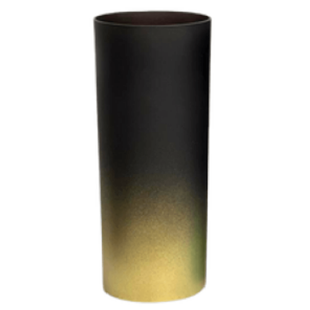 COPO LONG DRINK DEGRADE PRETO FOSCO/DOURADO - Semaan Loja de Atacado Online