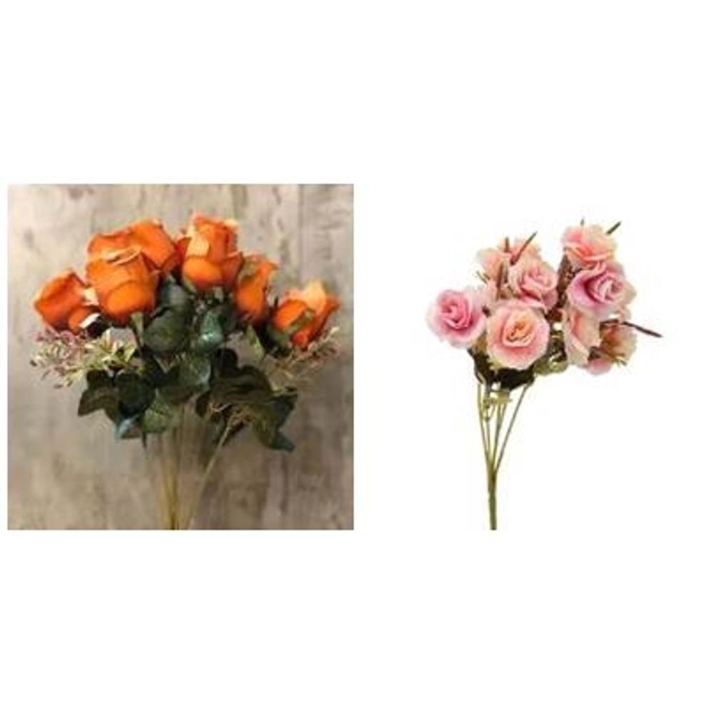 3591 BUQUE DE ROSA X 7 40CM - Semaan Loja de Atacado Online